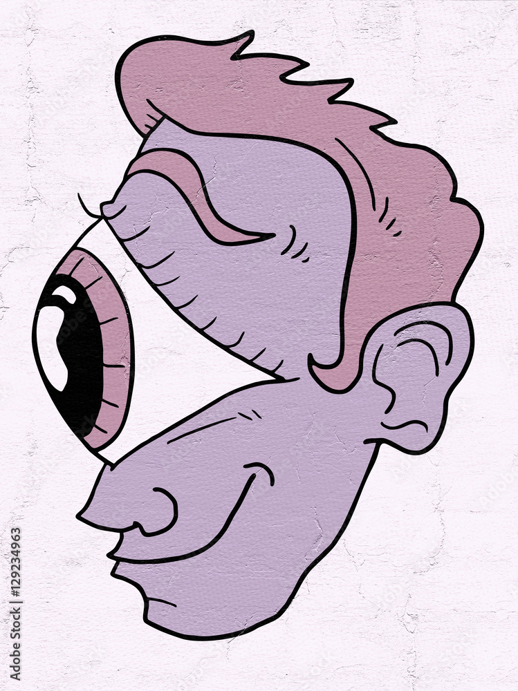 mutant face Stock Illustration | Adobe Stock