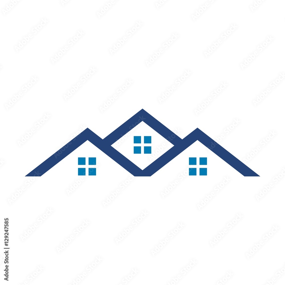 roof logo vector. Stock Vector | Adobe Stock
