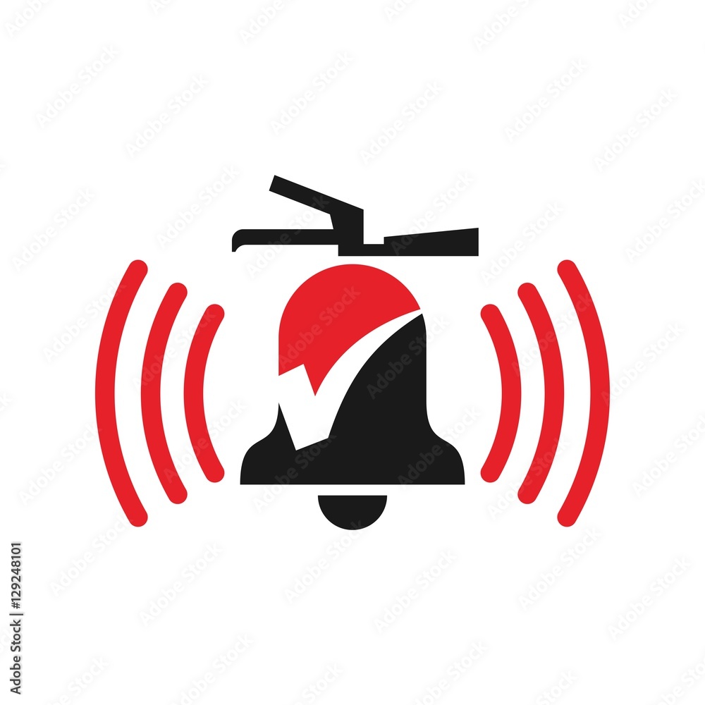 fire safety tool. logo vector. Stock Vector | Adobe Stock