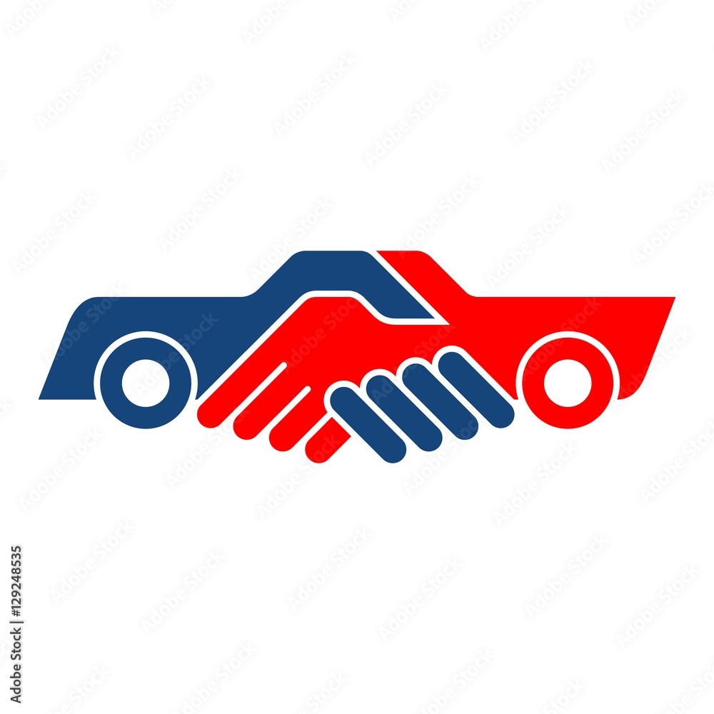 car selling. deal logo. Stock Vector | Adobe Stock