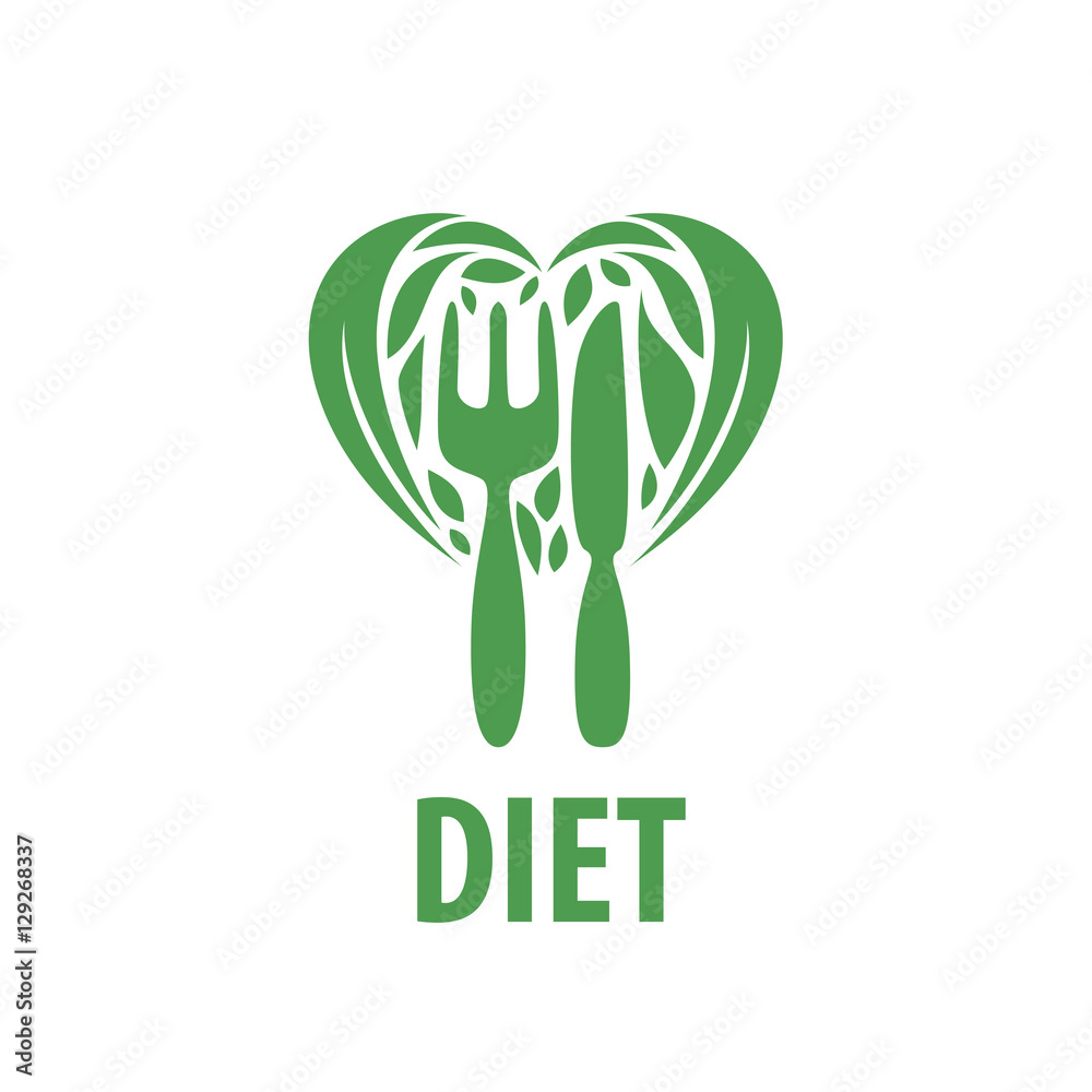 vector logo for diet Stock Vector | Adobe Stock