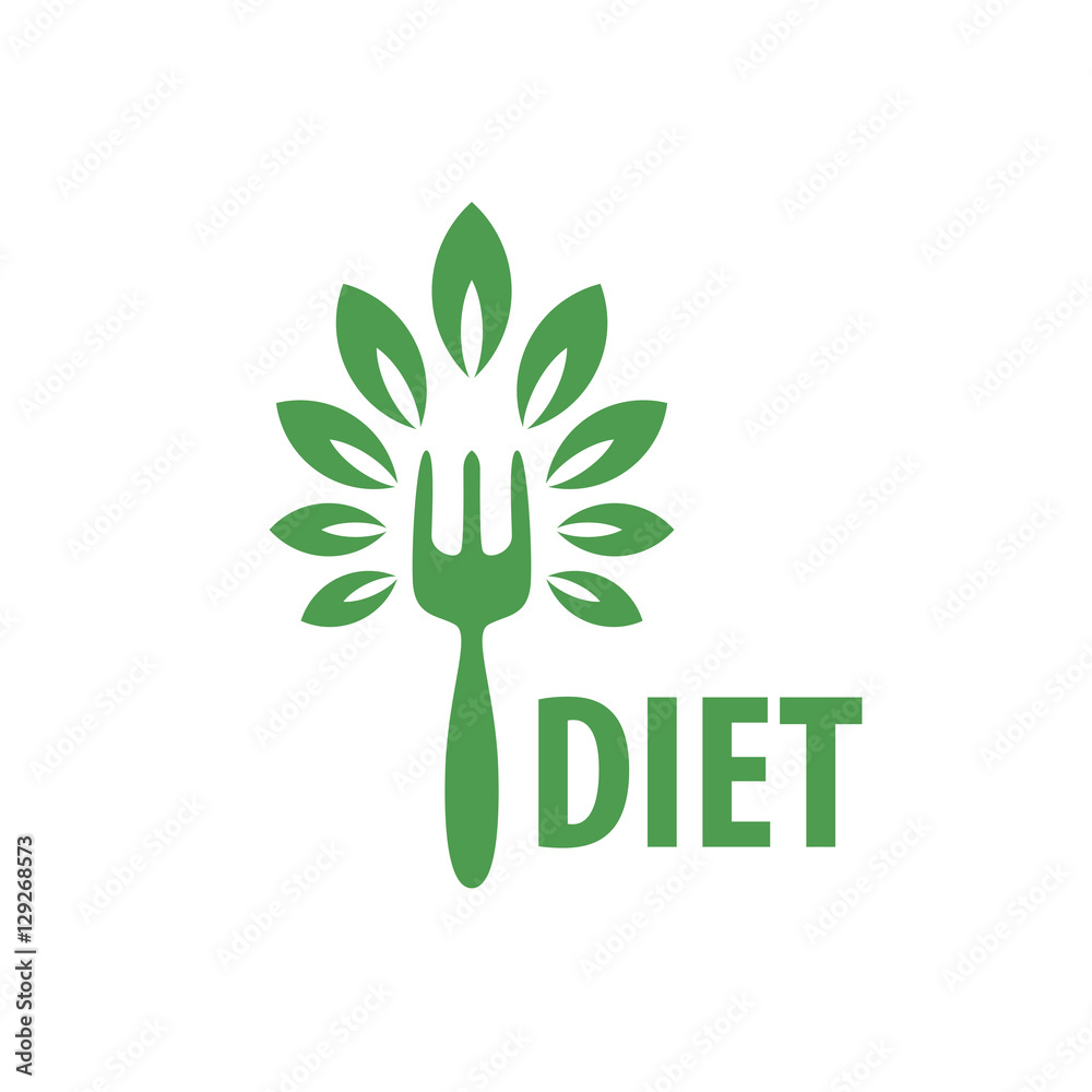 vector logo for diet Stock Vector | Adobe Stock