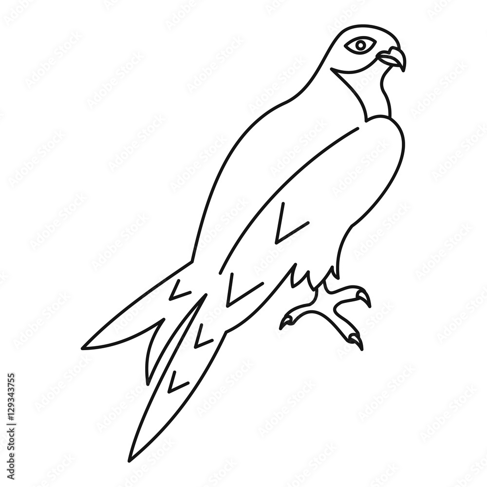 Falcon Outline