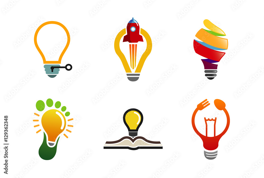 Ideas collection Symbol Design Stock Vector | Adobe Stock