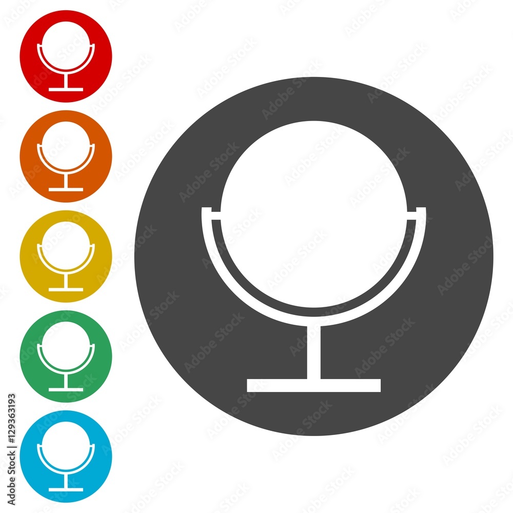 Mirror icon for web and mobile Stock Vector | Adobe Stock