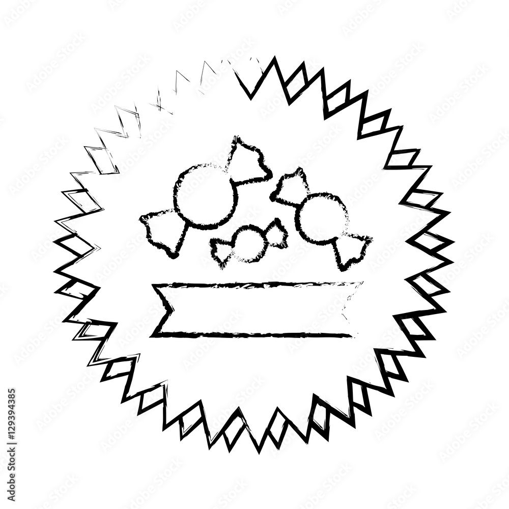 candy emblem icon image vector illustration design Stock Vector | Adobe ...