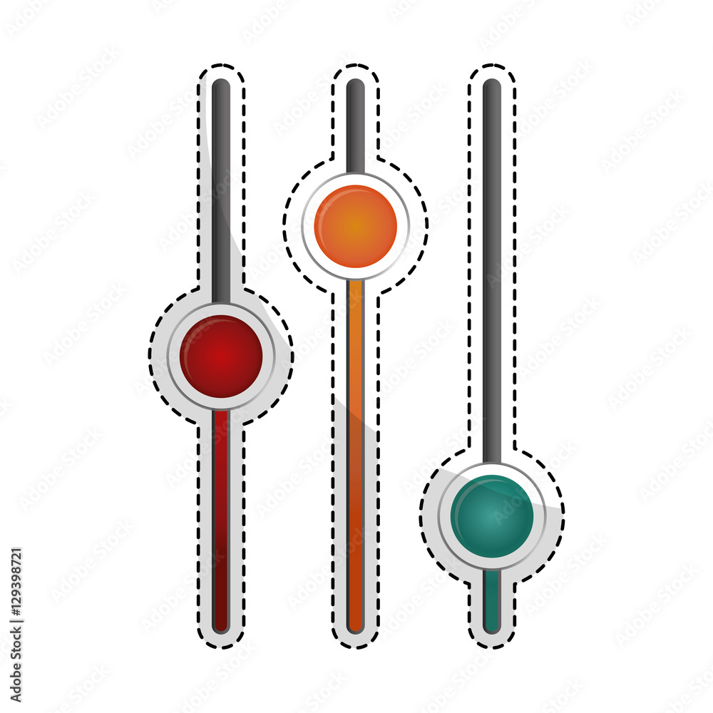 settings regulators icon image vector illustration design Stock ...