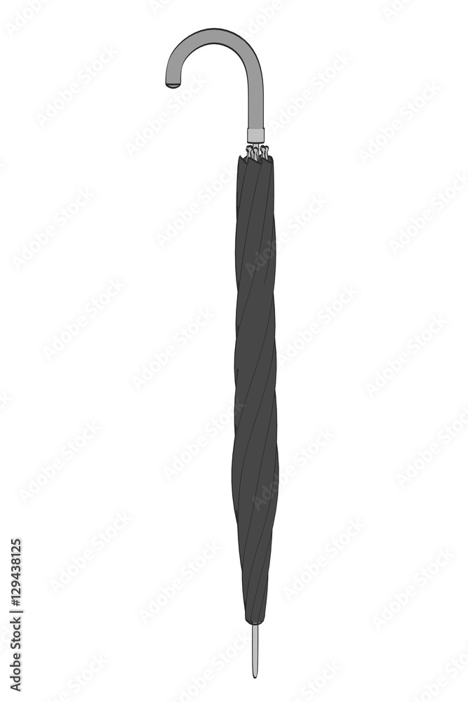 2d cartoon illustration of umbrella Stock Illustration | Adobe Stock