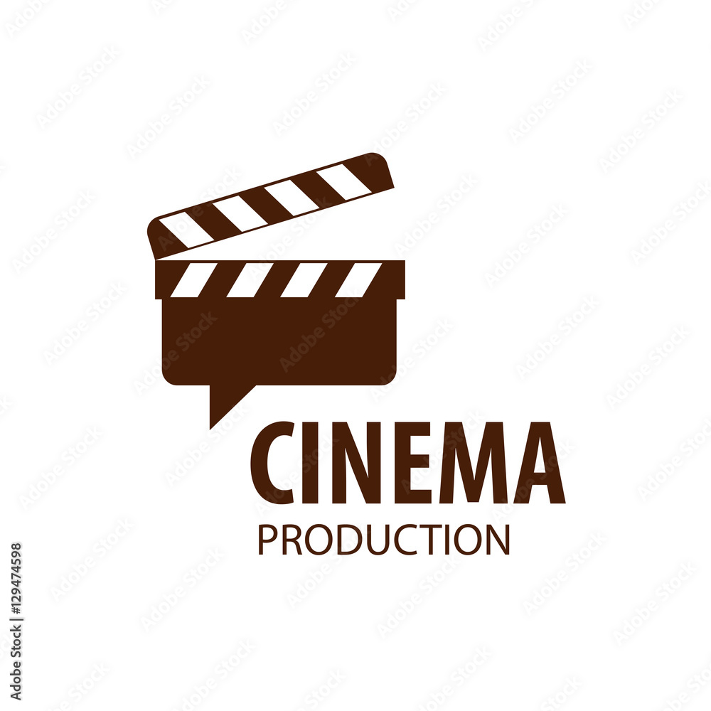 vector logo cinema Stock Vector | Adobe Stock