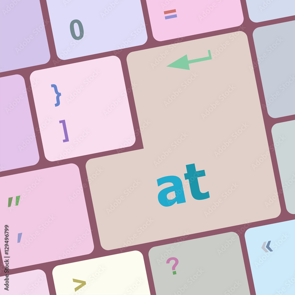 at button on computer keyboard key Stock Illustration | Adobe Stock