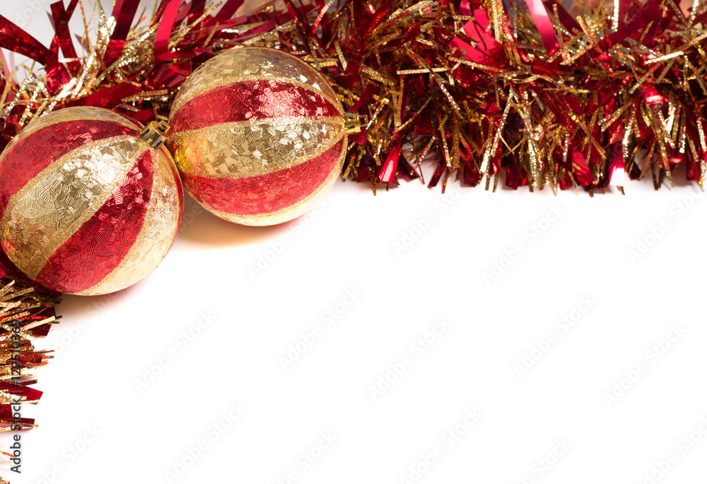 Red and Gold Christmas Decorations Stock Photo | Adobe Stock