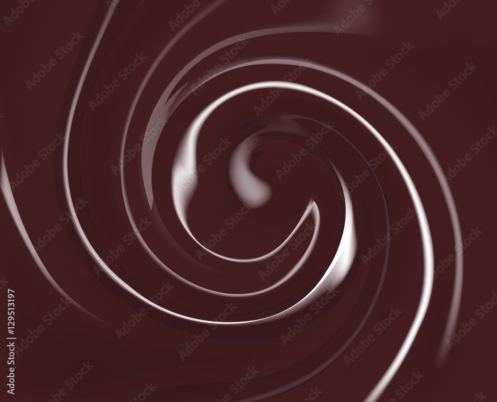 Vector flow of liquid chocolate Swirl Cream Texture Background Stock ...