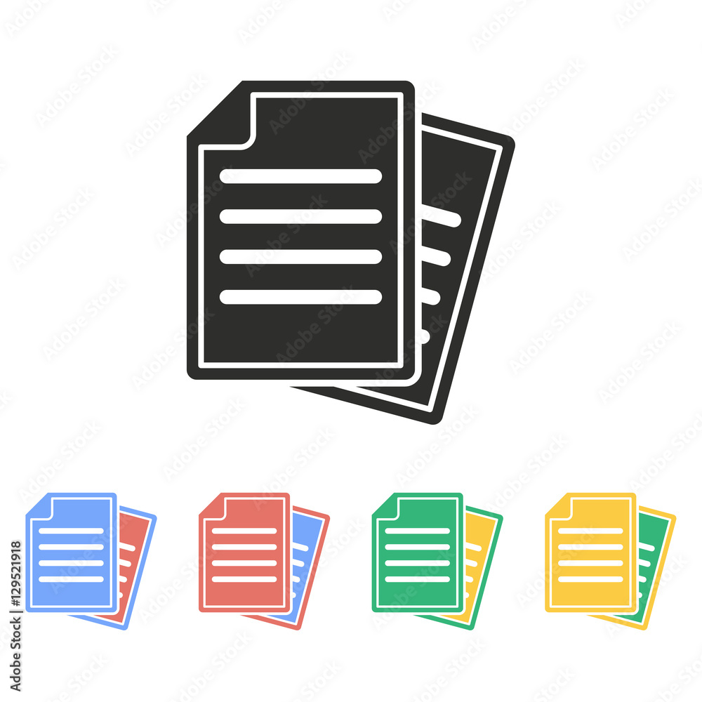 Vecteur Stock Document - vector icon. | Adobe Stock Vecteur Stock Document - vector icon. | Adobe Stock