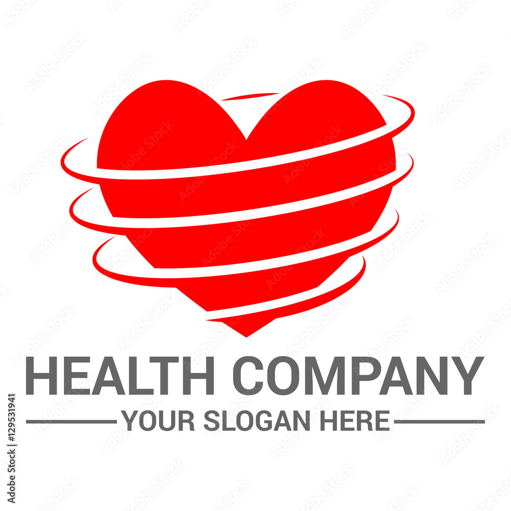 Health logo design template Stock Vector | Adobe Stock