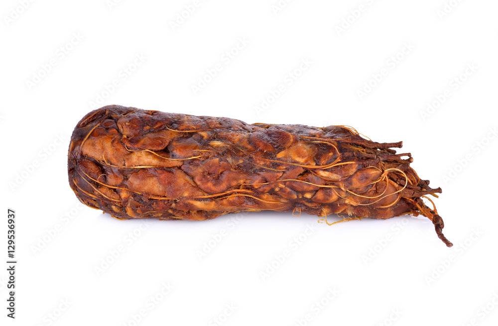 ripe tamarind seedless on white background Stock Photo | Adobe Stock