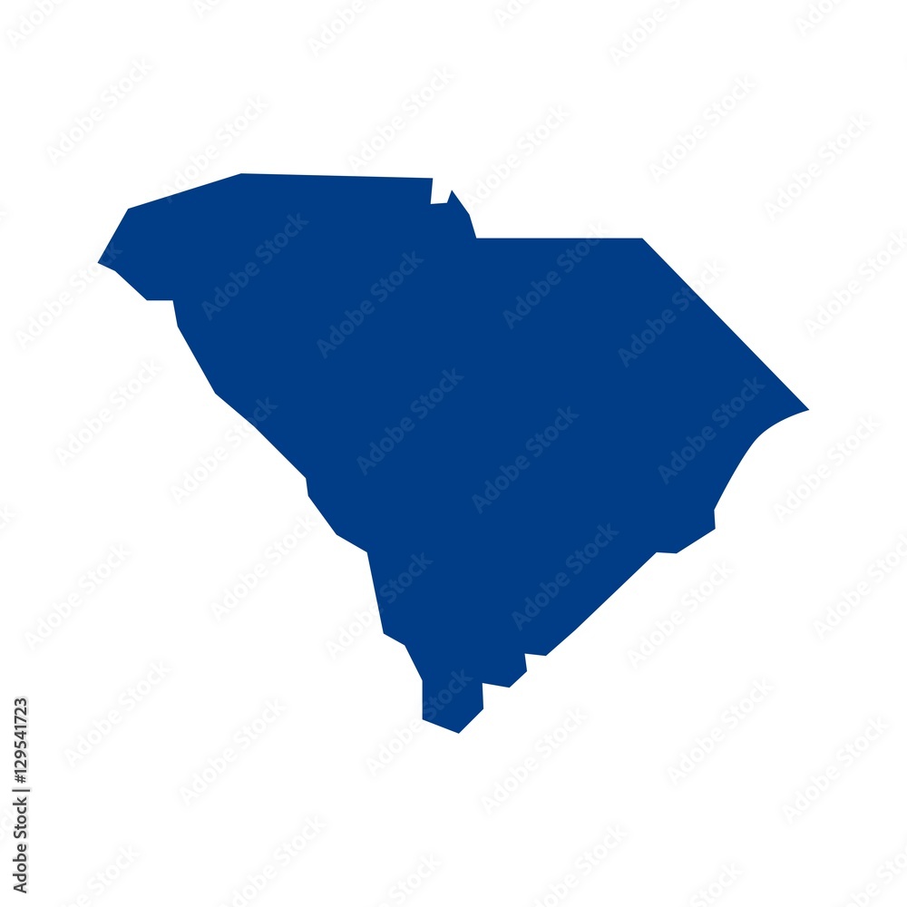 south carolina map. logo vector. Stock Vector | Adobe Stock
