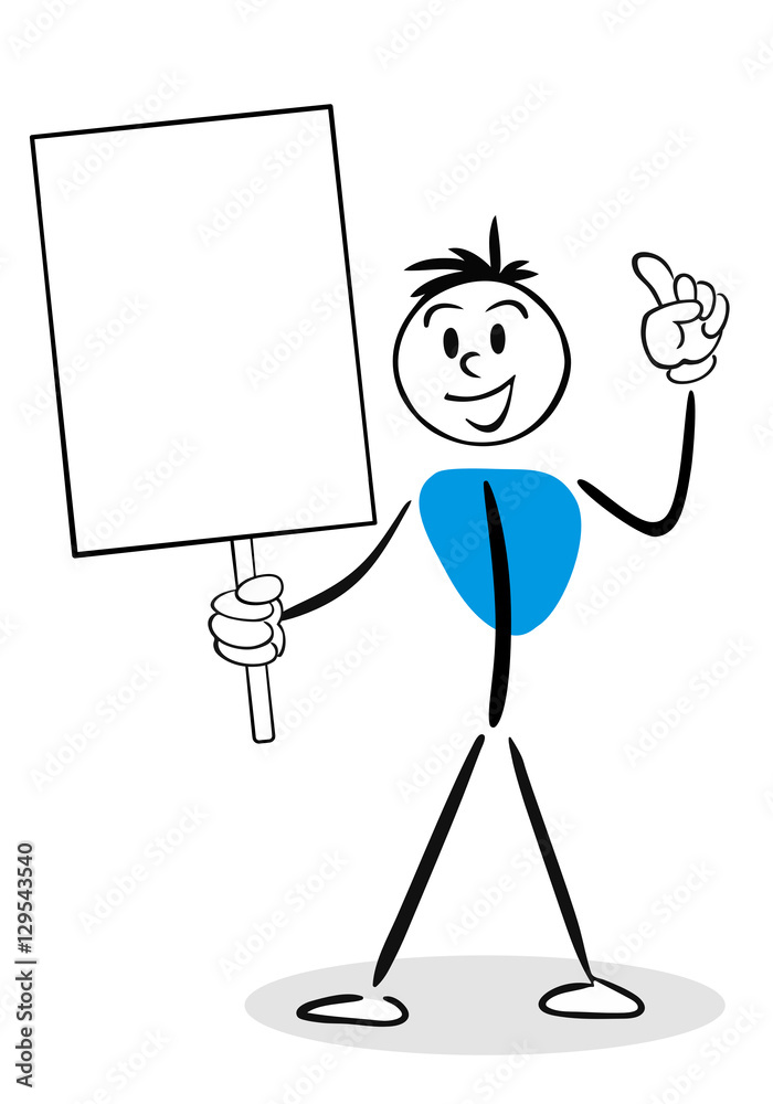 Stickman Concept - Sign Stock Vector | Adobe Stock