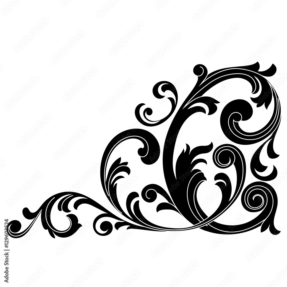 Baroque Corner Design