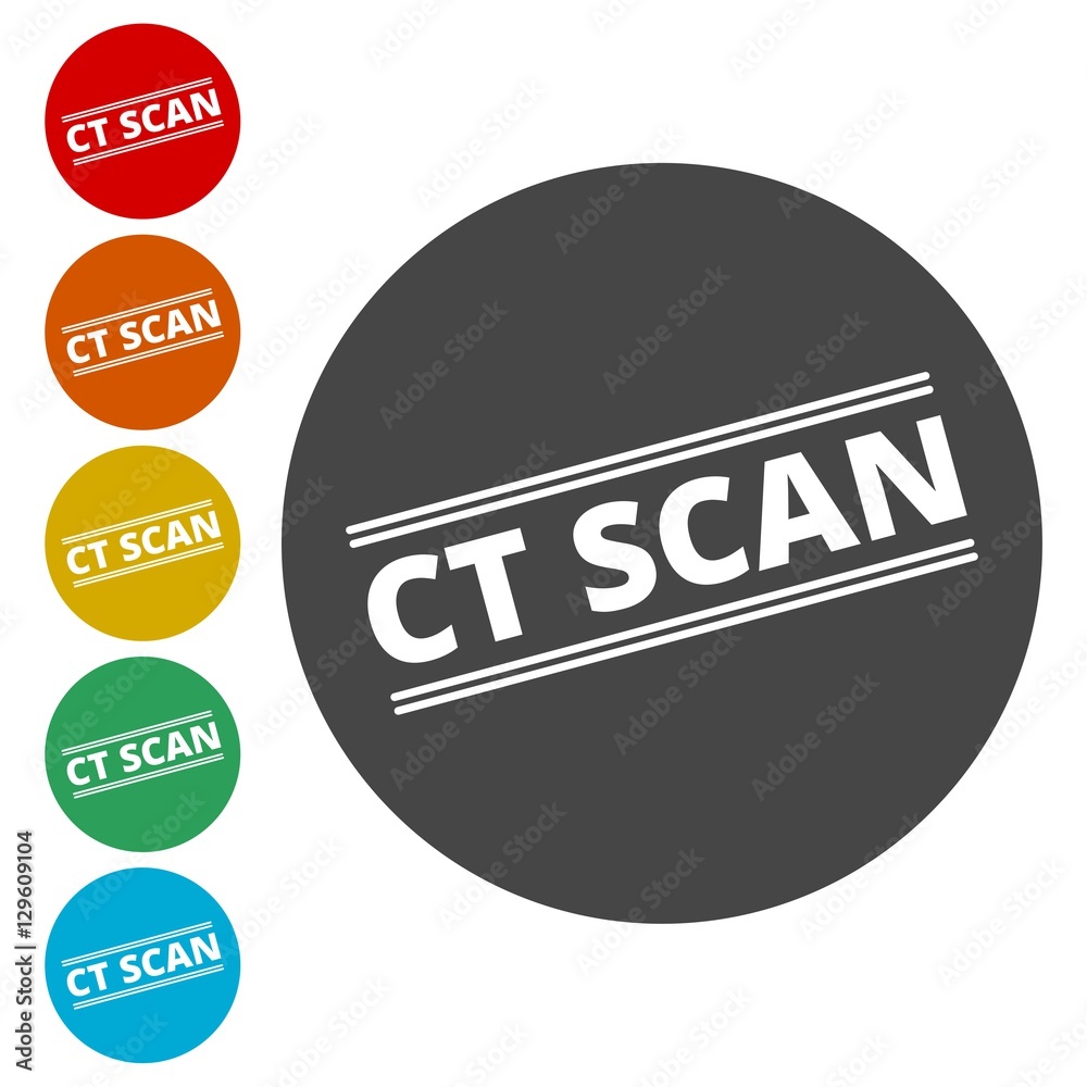 CT scan icon, CT scanner Stock Vector | Adobe Stock