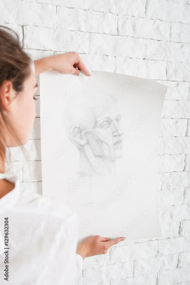 Brick Wall Drawing Pencil