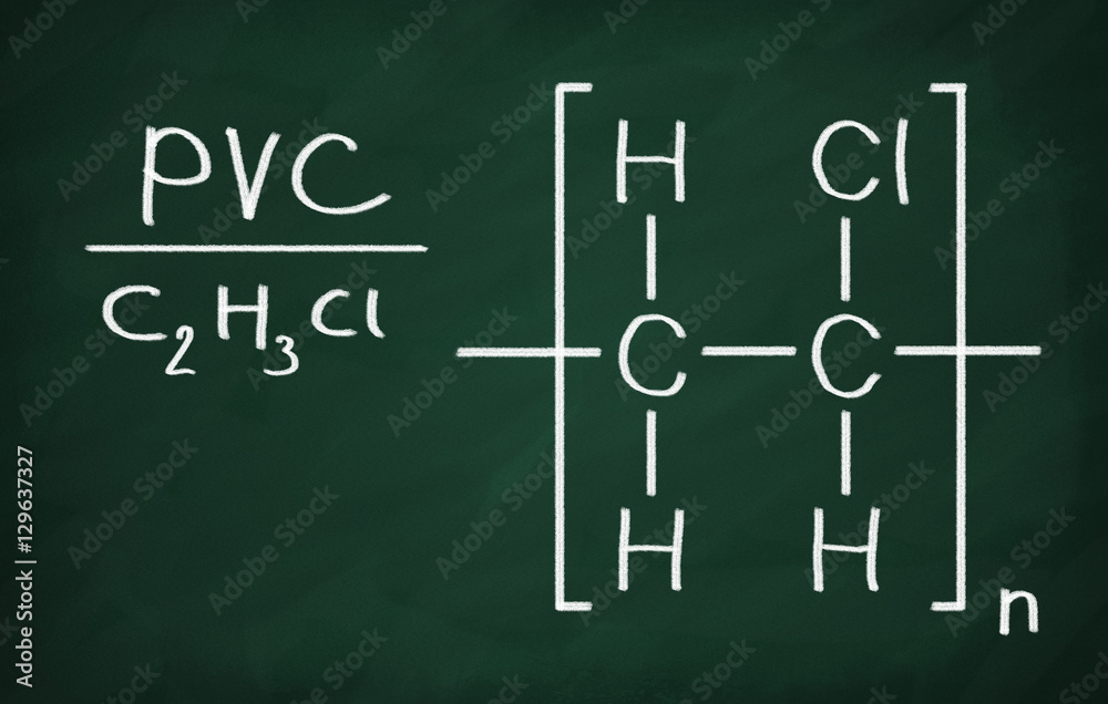 Structural model of PVC Stock Photo | Adobe Stock