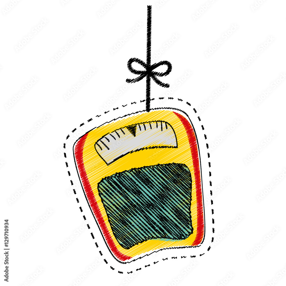 Weight body balance icon vector illustration graphic design Stock ...