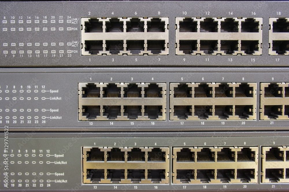 Network switch Stock Photo | Adobe Stock