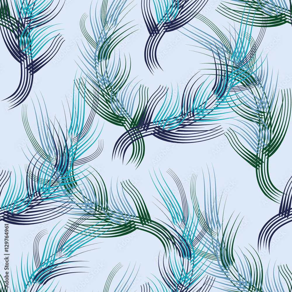 Twigs seamless pattern Stock Illustration | Adobe Stock