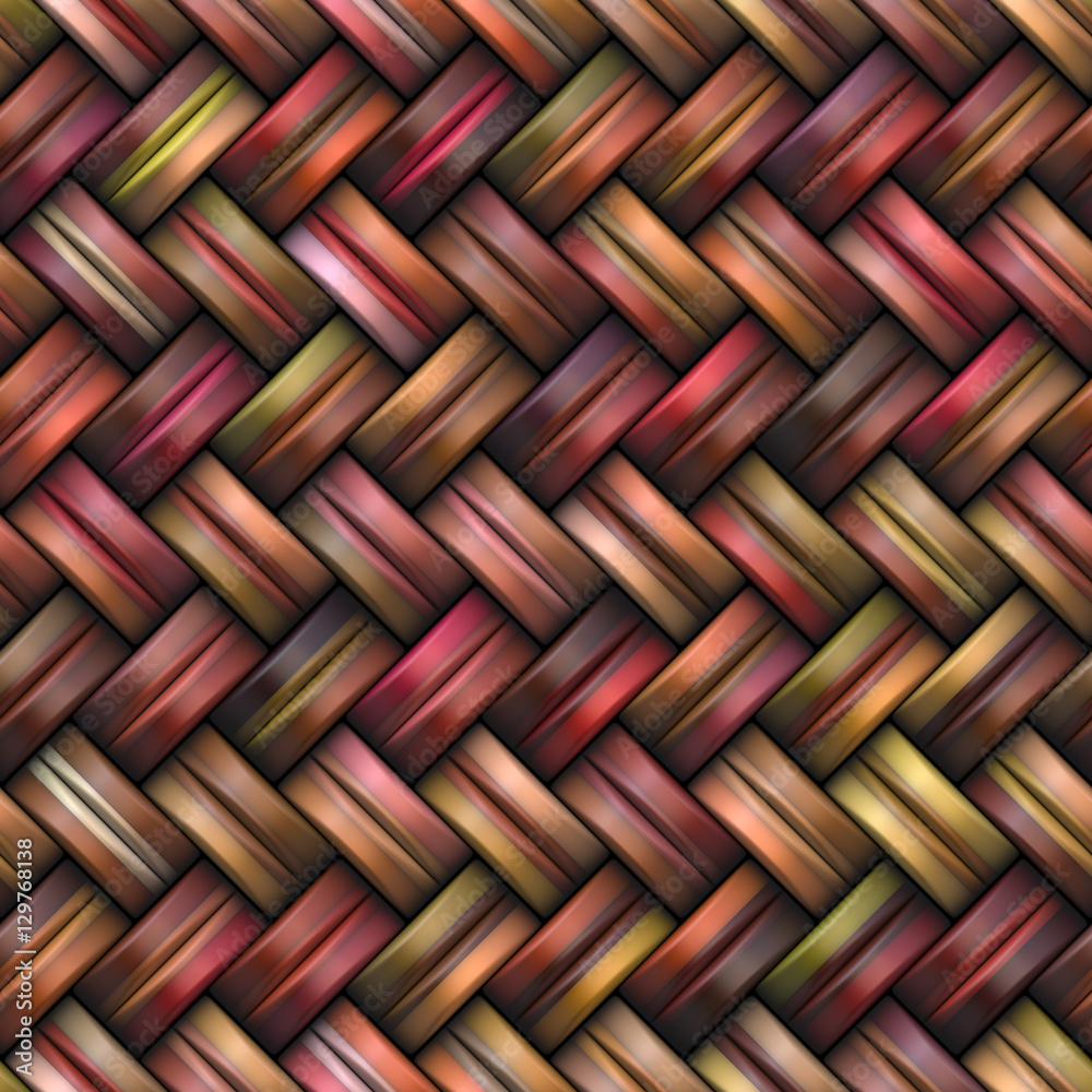 Twill Weave Texture. Seamless Multicolor Pattern. Stock Illustration ...