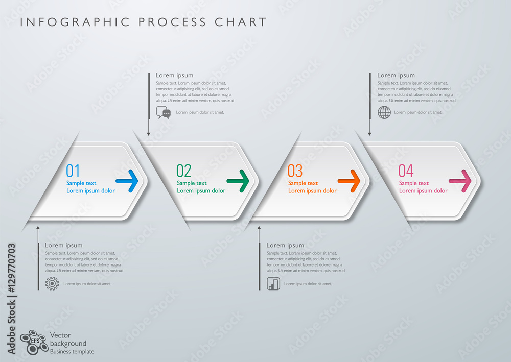 Timeline, Workflow, Process Chart #Vector Graphic Stock Vector | Adobe ...