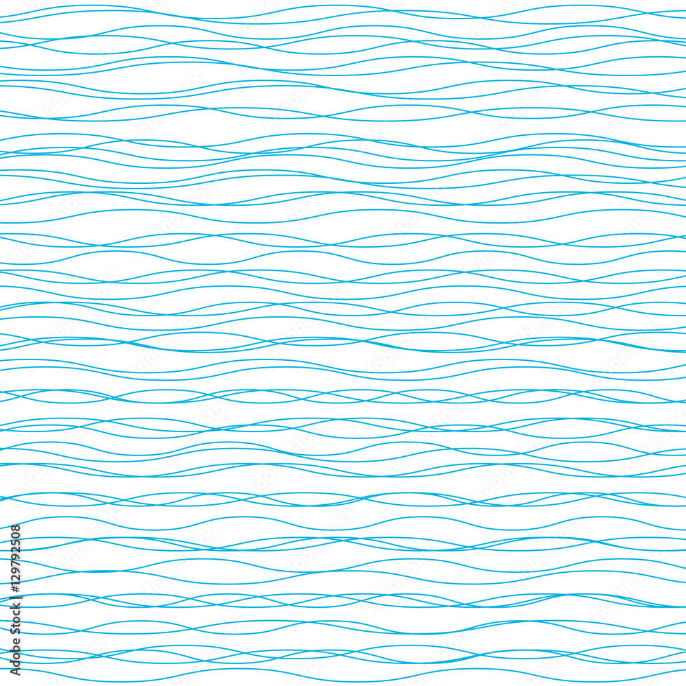 Wavy vector background. Light horizontal wave striped texture Stock ...