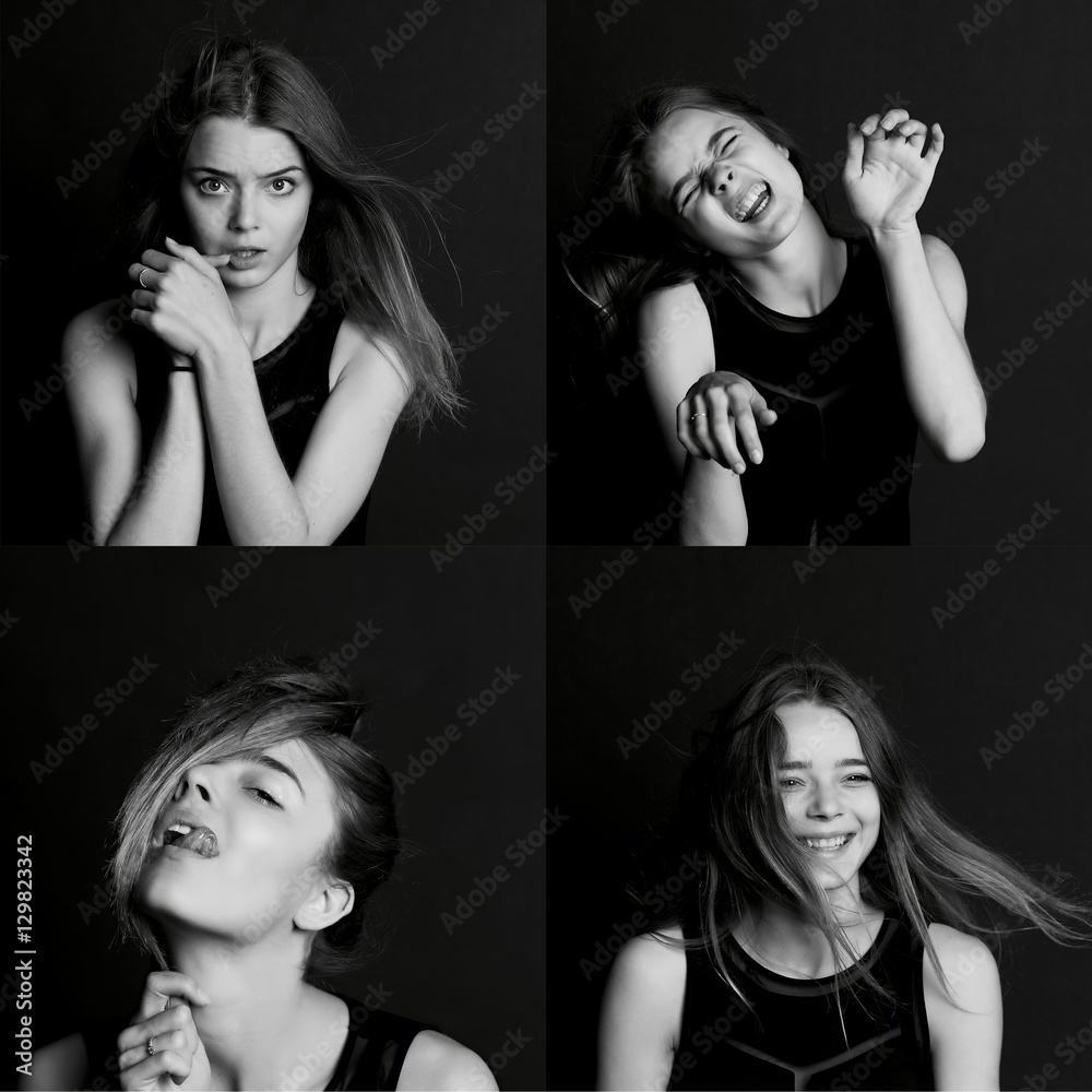 Poster Collage with different types of human emotion – Wall Art | UkPosters
