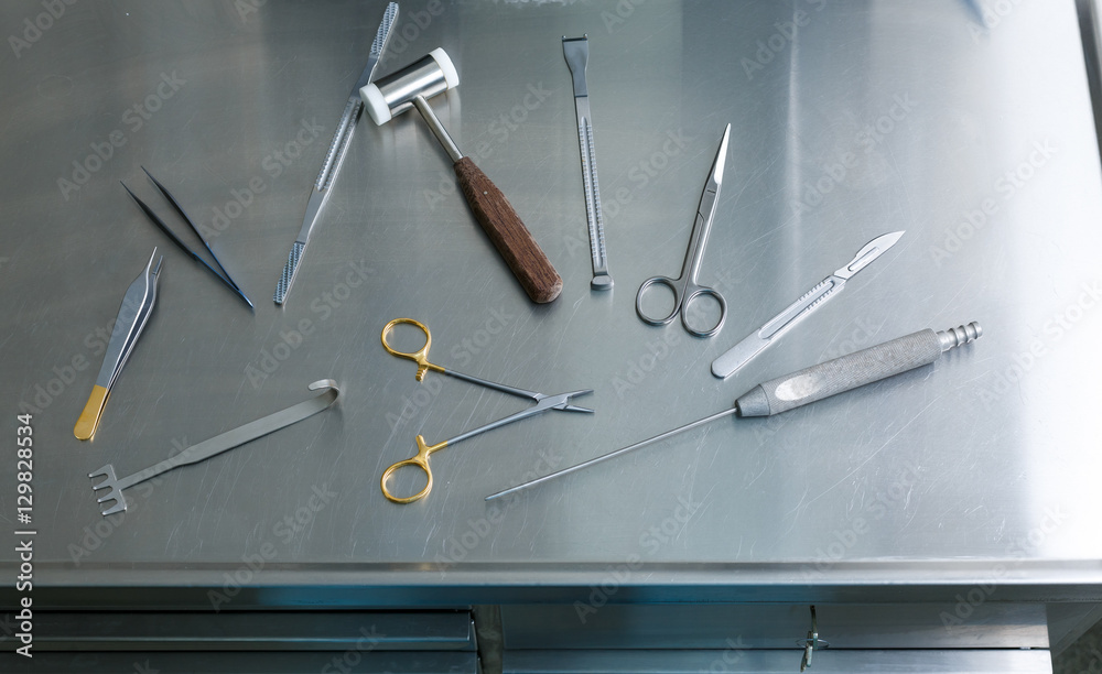 medical instruments. plastic surgery Stock Photo | Adobe Stock