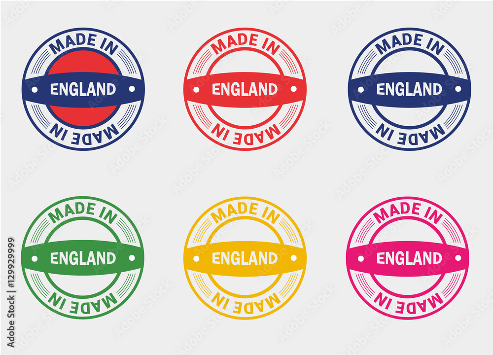 made in england Stock Vector | Adobe Stock