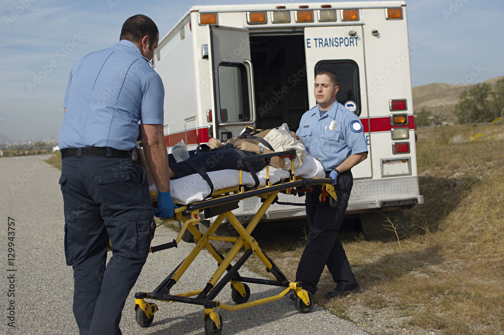 Patient On Stretcher