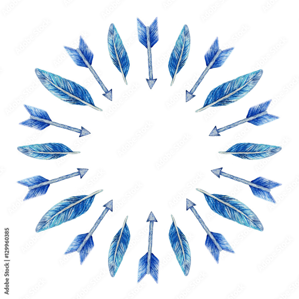 Native American Circle Border