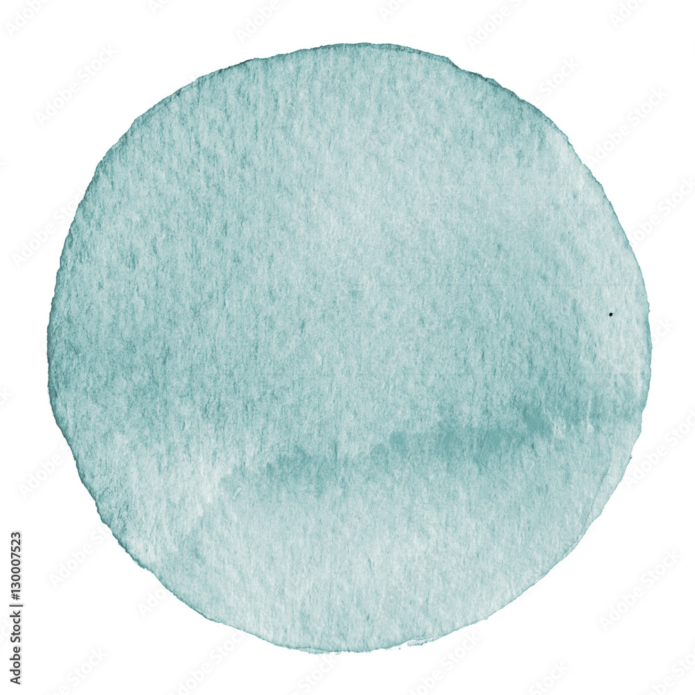 Gray watercolor circle. Stain with paper texture. Design element ...