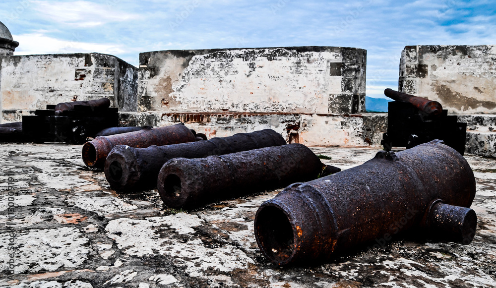 Old Rusty Guns Stock Photo | Adobe Stock
