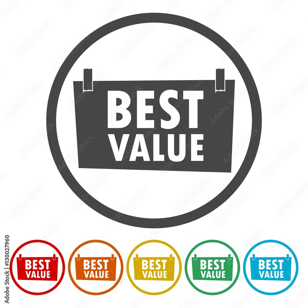 Best Value Sign - illustration Stock Vector | Adobe Stock