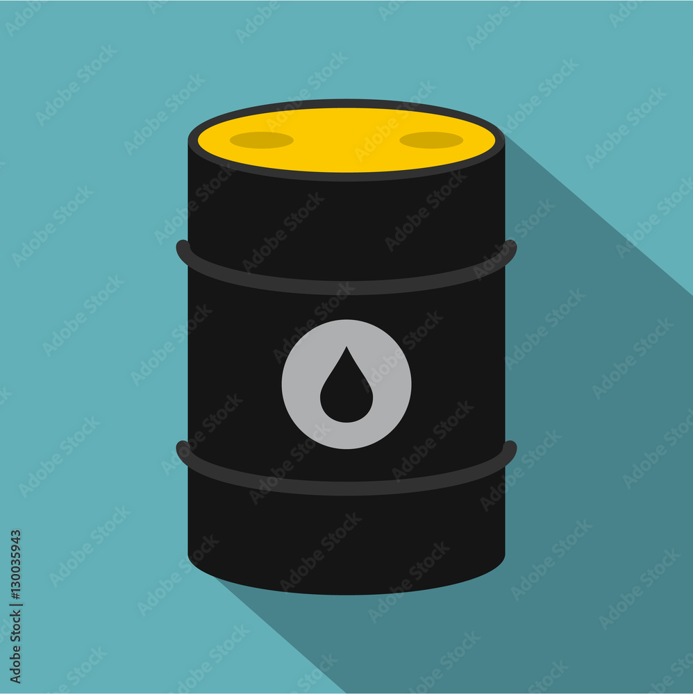 Oil icon. Flat illustration of oil vector icon for web Stock Vector ...