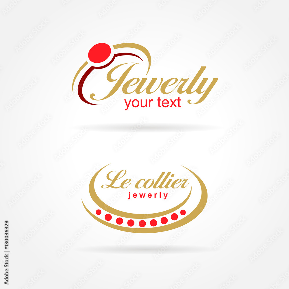 jewelry logo set Stock Vector | Adobe Stock