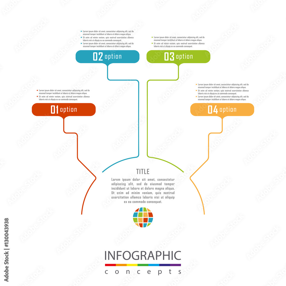 Infographic timeline template can be used for chart, diagram, web ...