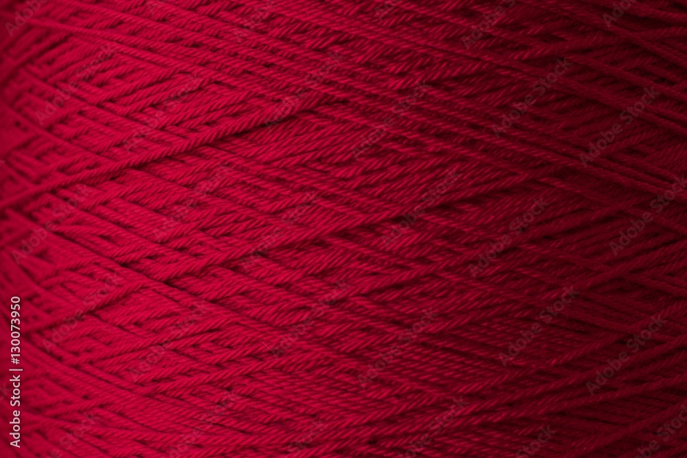 Red Yarn Threads close up macro shot background texture Stock Photo ...