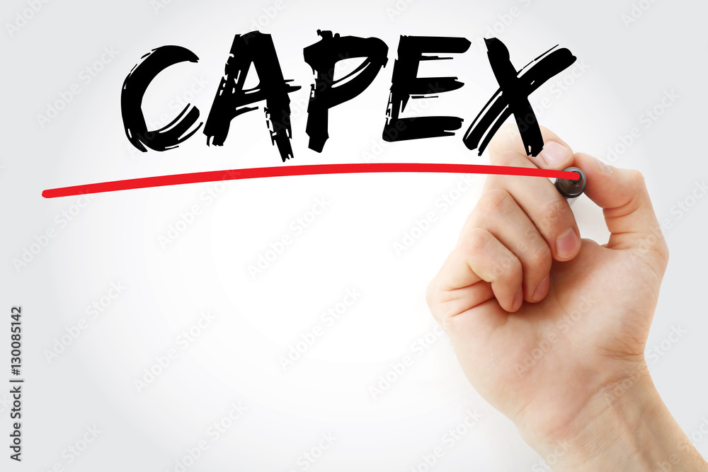 Hand writing CAPEX with marker, concept background Stock Photo | Adobe ...