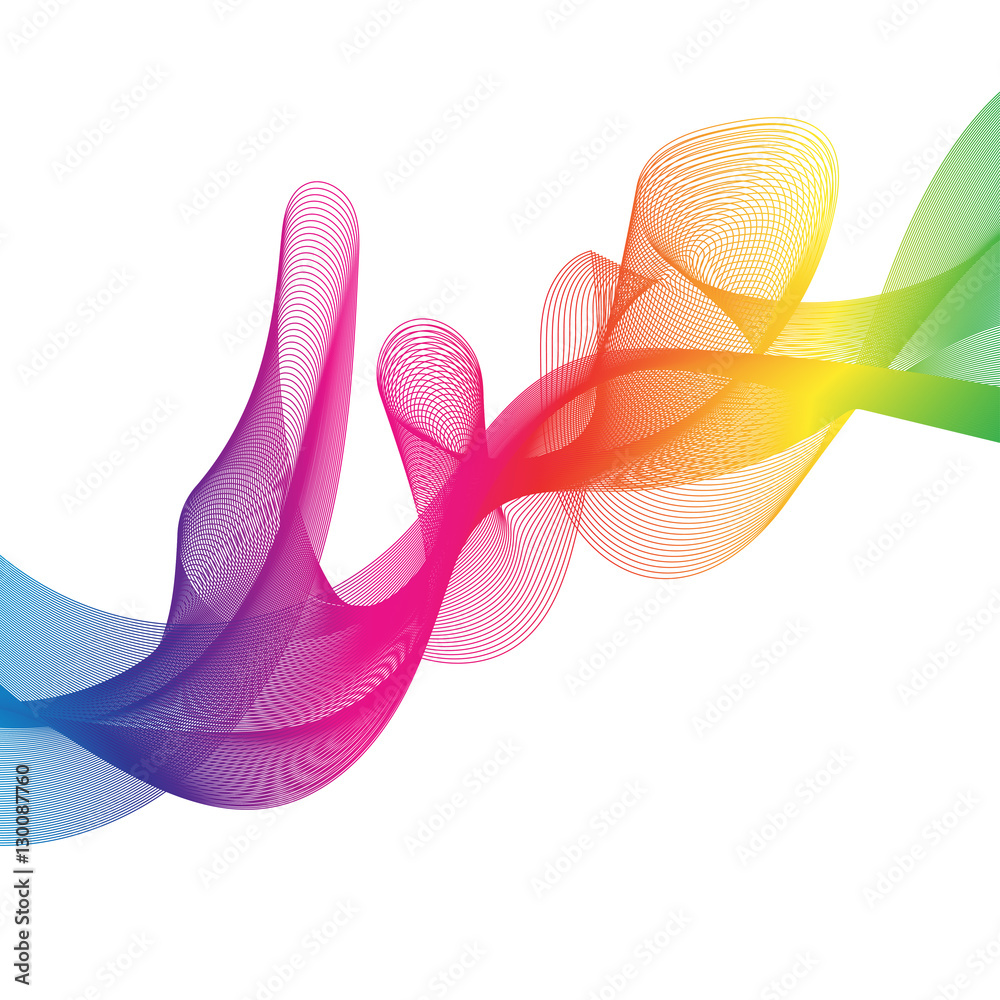 Abstract rainbow spectrum vector background. Graphic rainbow line using ... Abstract rainbow spectrum vector background. Graphic rainbow line using ...