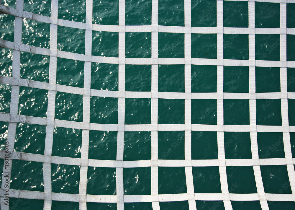 net above the sea for background Stock Photo | Adobe Stock