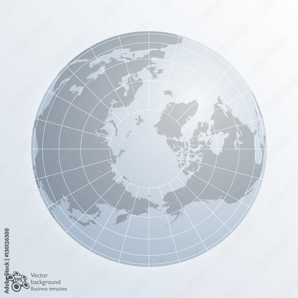 Global Image, Northern Hemisphere, World Map, Earth #Vector Graphic ...