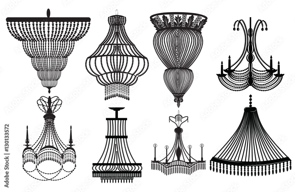 Crystal Chandelier Drawing