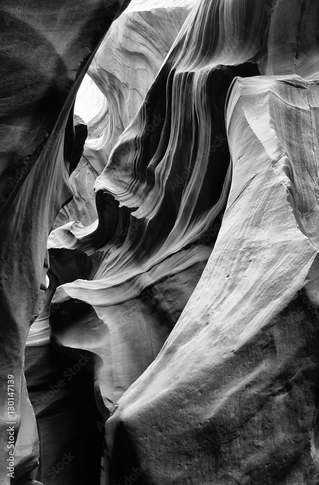 Antelope Caves in BW. Arizona. USA Stock Photo | Adobe Stock