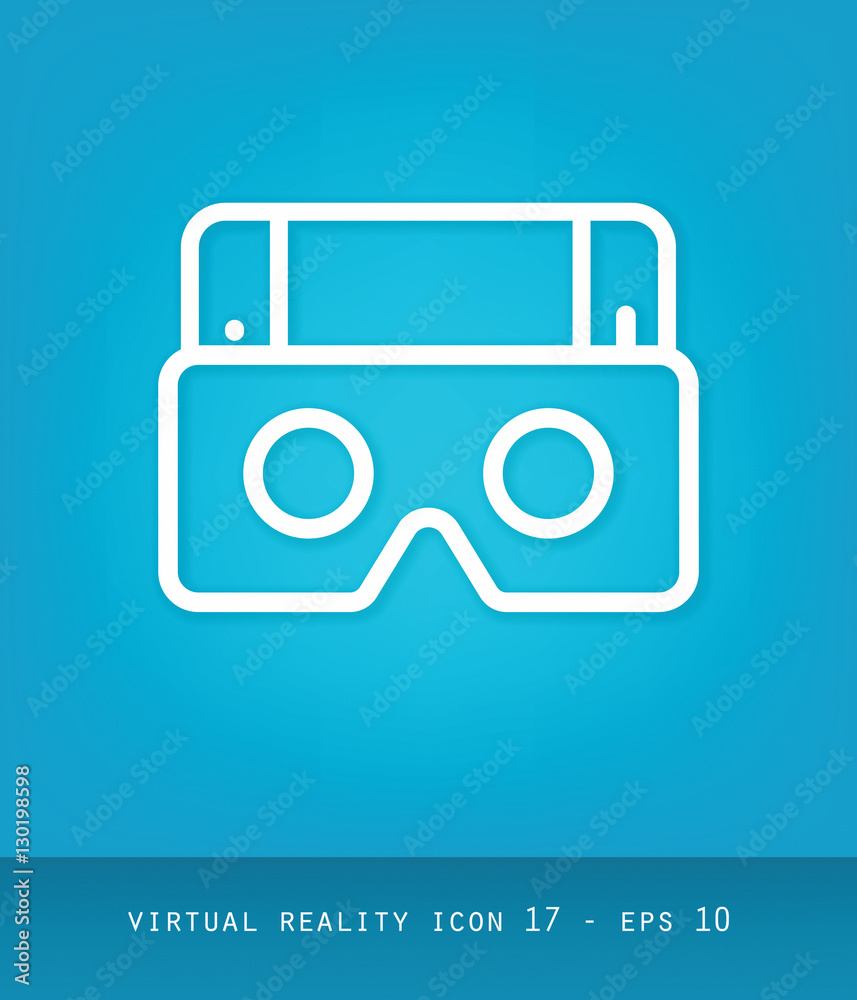 3D Brille Symbol, Vektor Icon aus Set zu virtuelle Realität und Stock ...